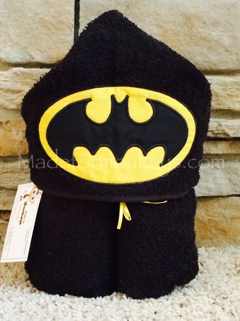 Bat Hooded Towel - Etsy