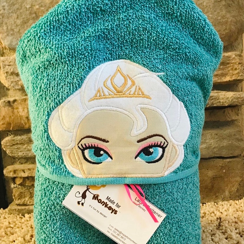 Elsa Hooded Towel - Etsy