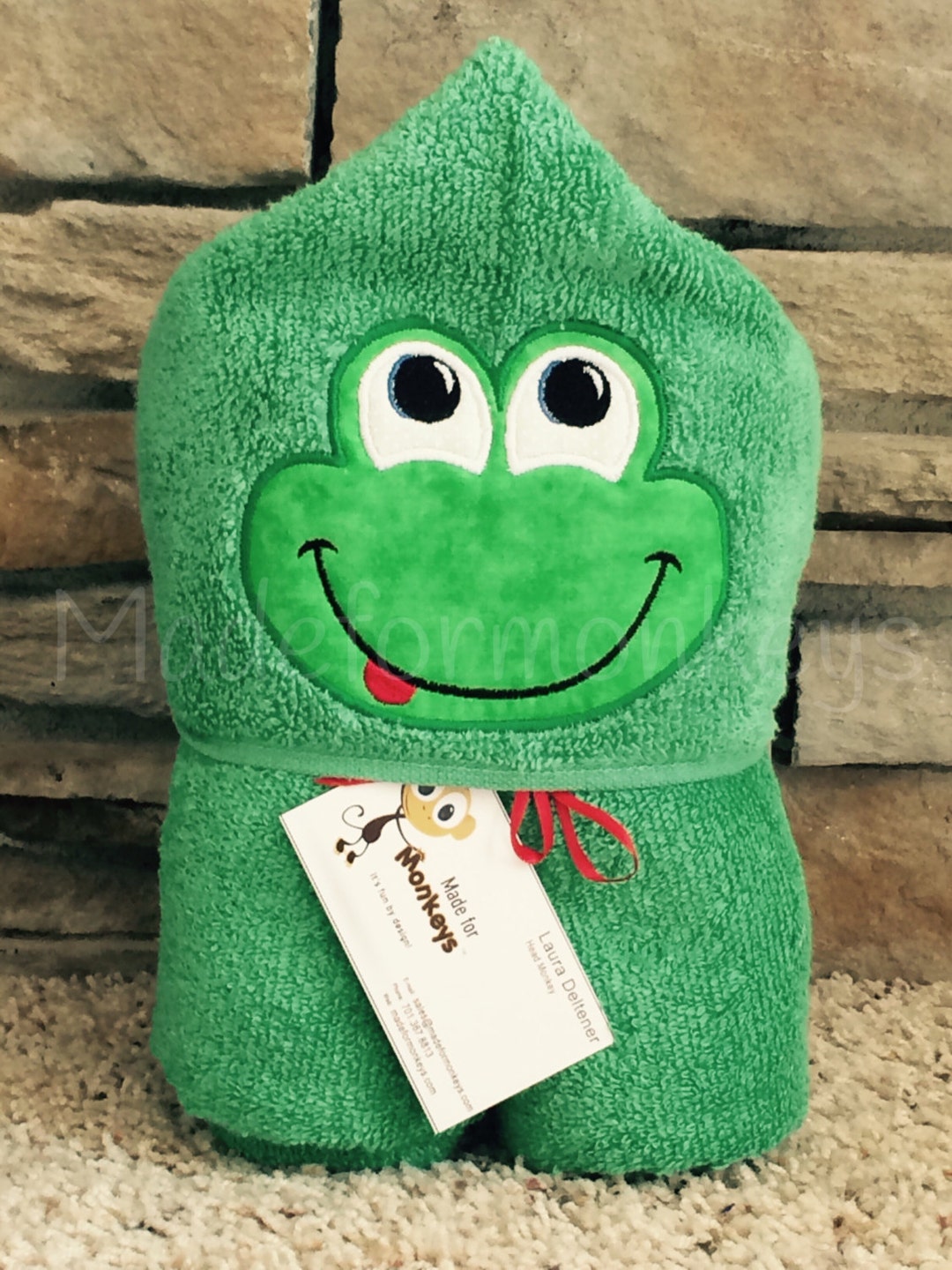 Frog Hooded Towel - Etsy