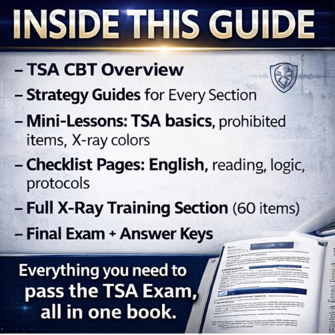 TSA Exam Prep 2026-2027 | Practice Questions | CBT Test Study Guide PDF ...