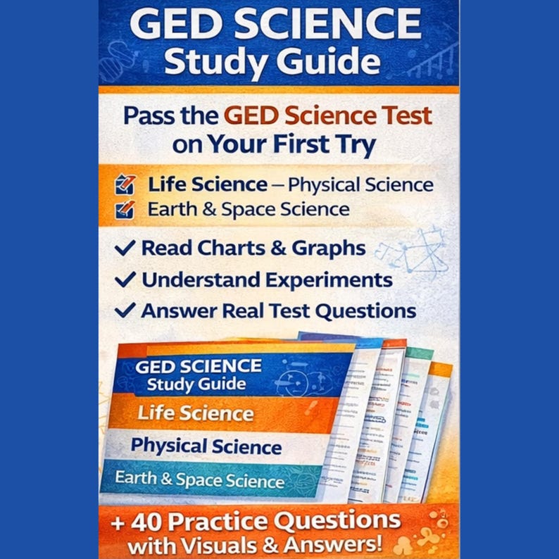 GED Science Study Guide – Pass the Test Fast With Real Questions ...