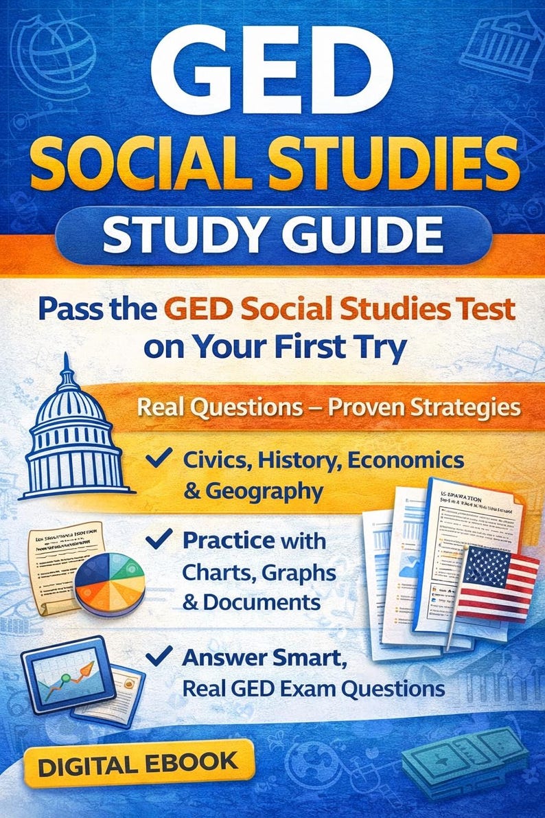 GED Social Studies Study Guide – Pass the Test Fast With Real Questions ...