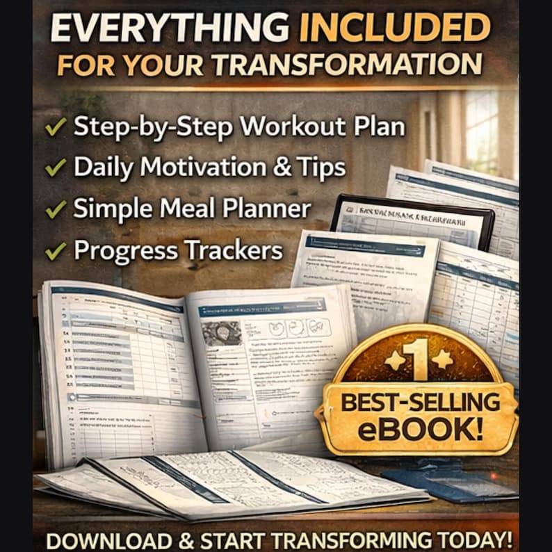 30 Day Body Transformation PDF | Home Workout Plan No Gym No Equipment ...