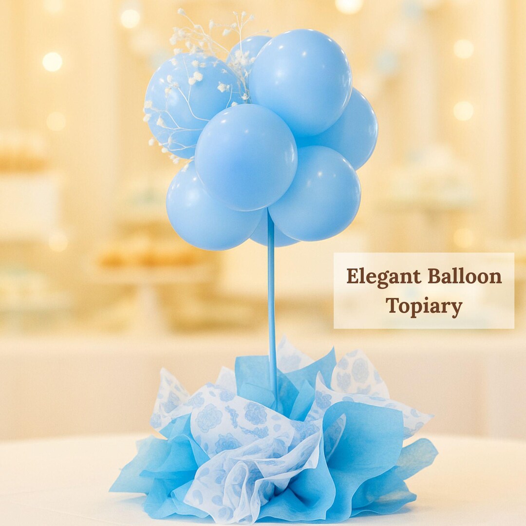 DIY Balloon Tree Centerpiece PDF | Easy 15-minute Balloon Tutorial for ...