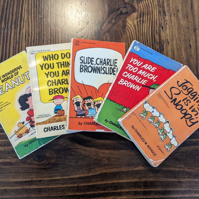 Charlie Brown Books - Etsy