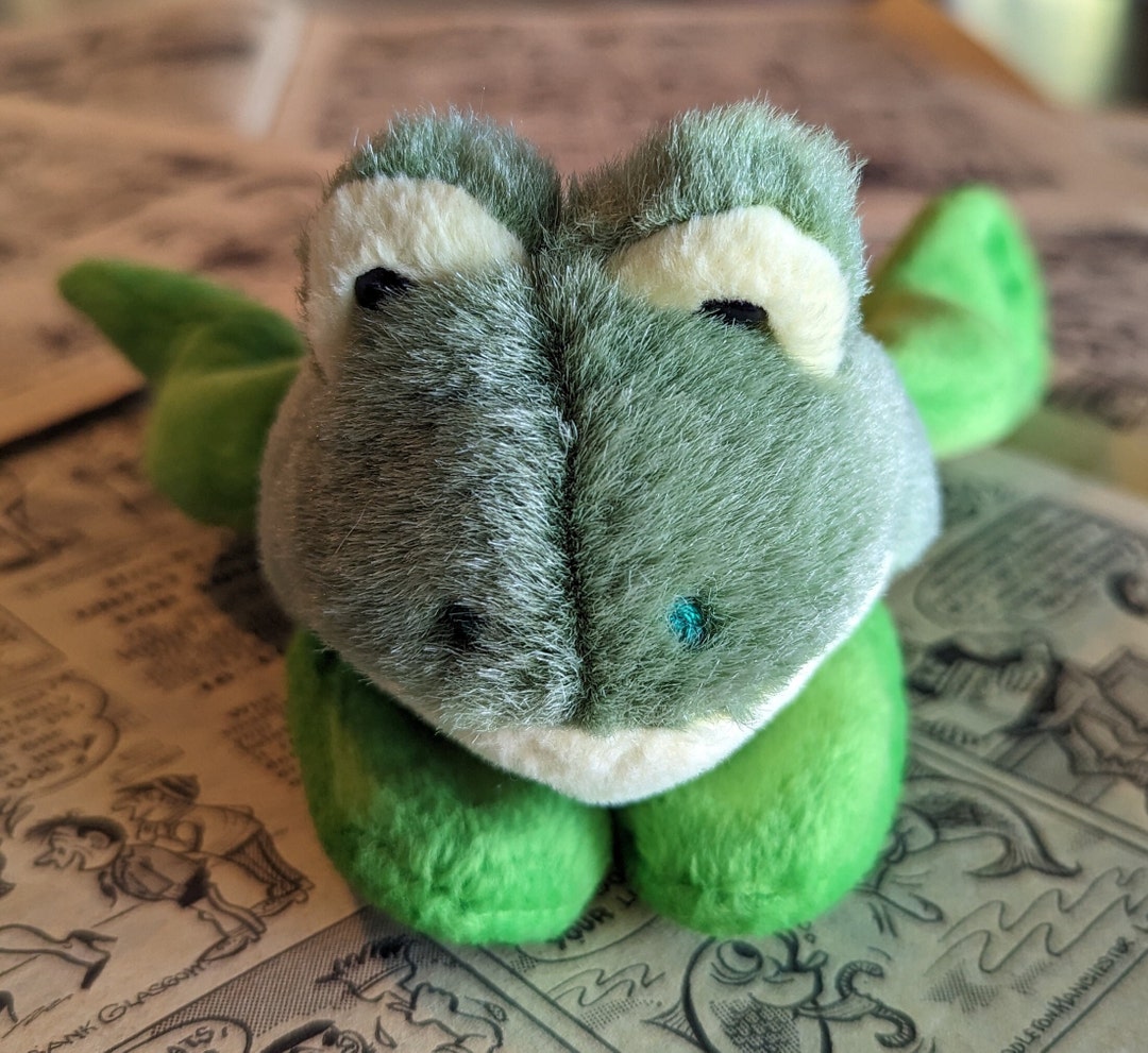 Frog Finger Puppet, Vintage, Mary Meyer 1995 Tippy Toes - Etsy