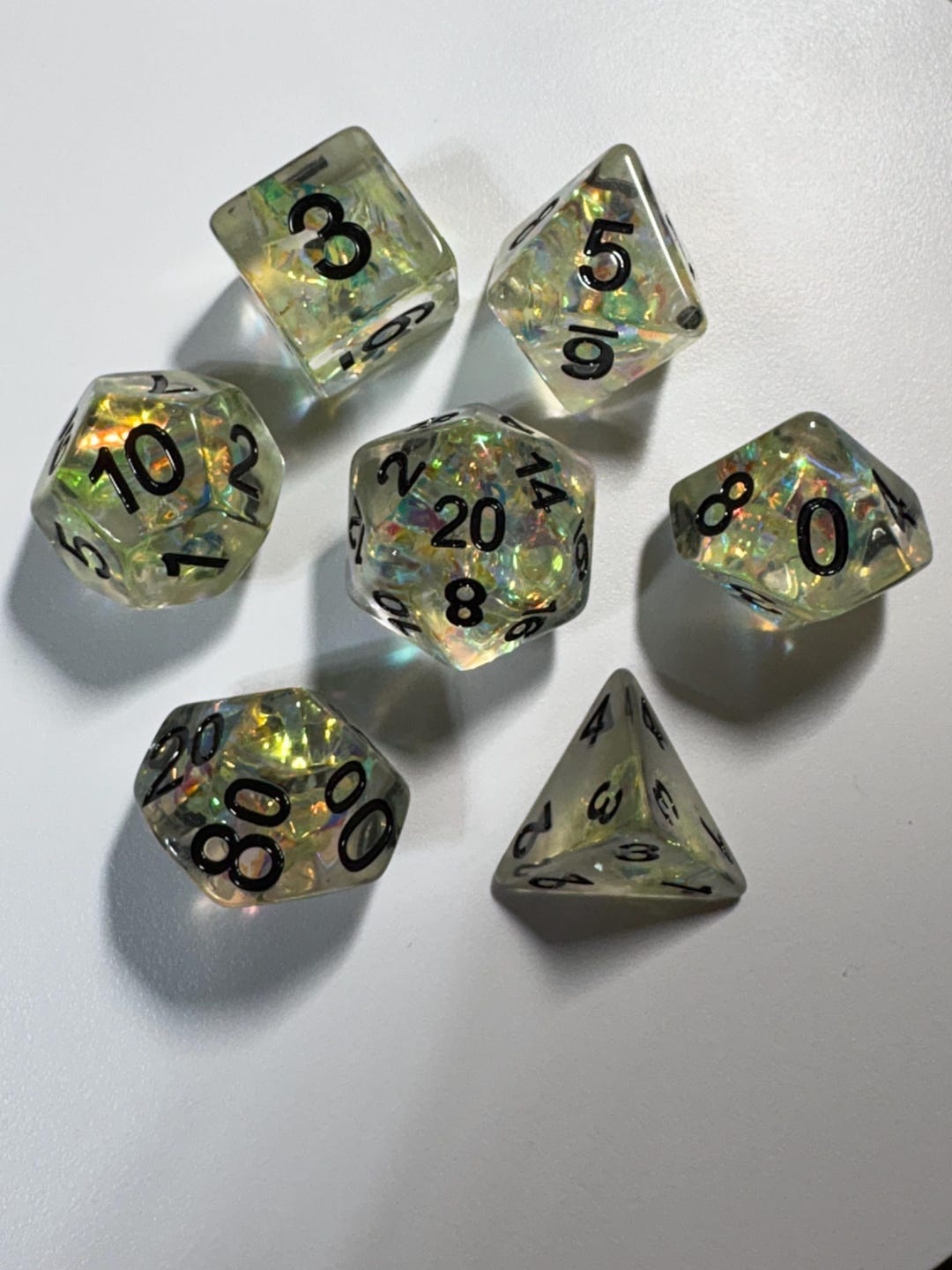 Forest Blade | 7 Piece Dnd Dice Set - Etsy