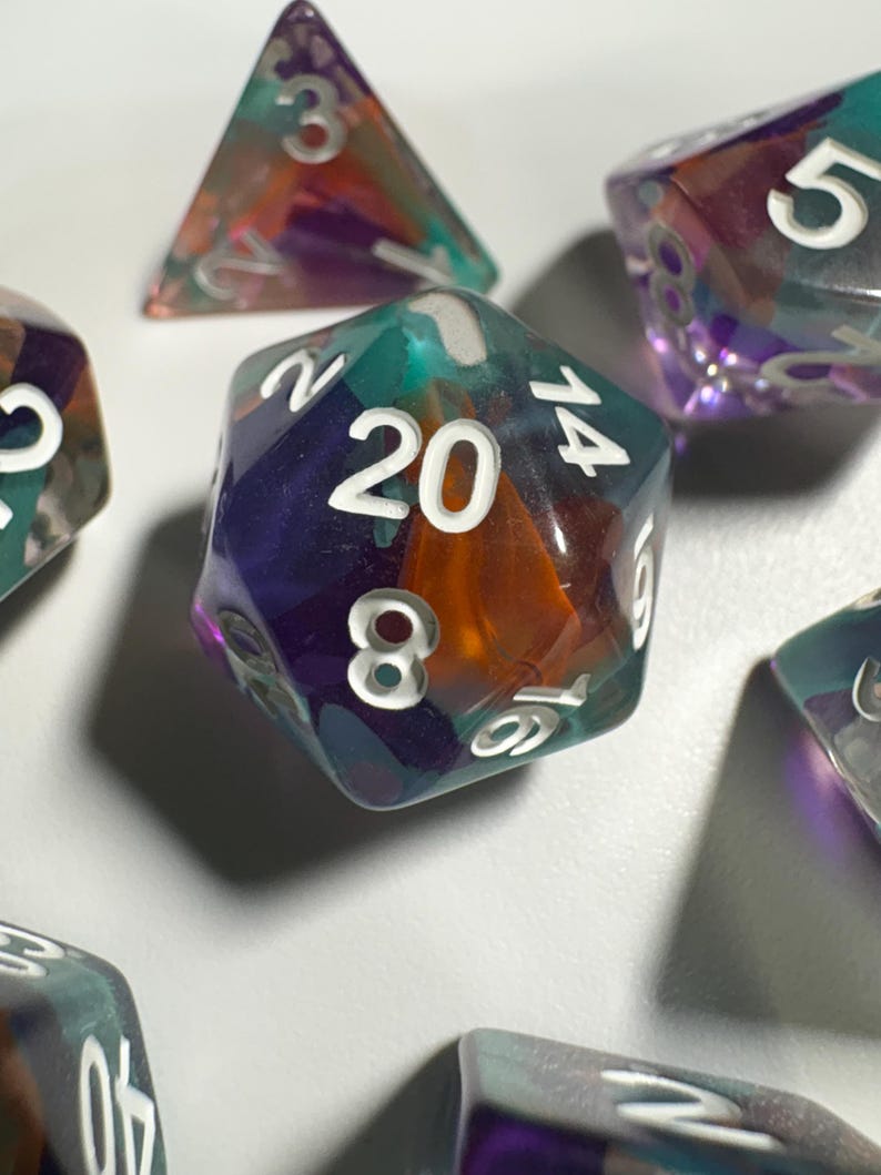 Eldritch Dimension 7 Piece Dnd Dice Set - Etsy