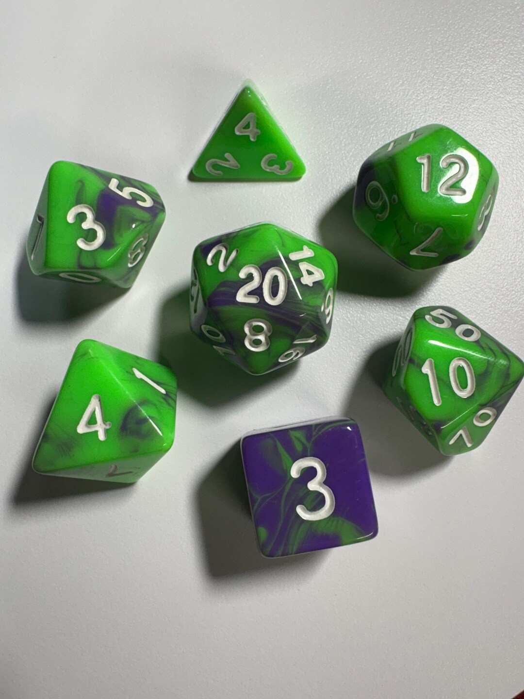 Dead Rising | 7 Piece Dnd Dice Set - Etsy