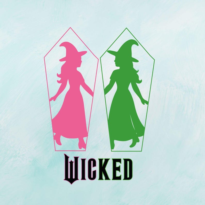Wicked Movie SVG Mega Bundle | Vintage Emblem, Musical Theatre (digital ...