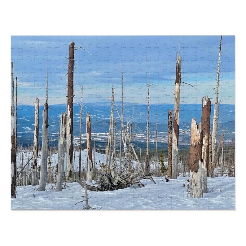 Winter Mountain Snow Jigsaw Puzzle With Tin | Scenic Landscape Puzzle ...