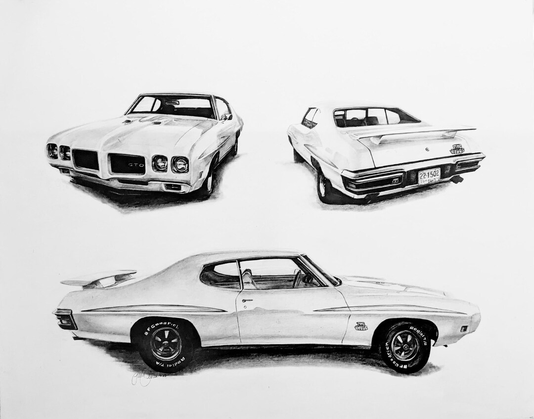 Custom Car Drawing - Etsy
