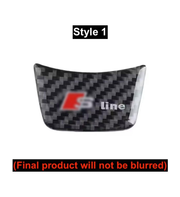 Audi Carbon Fiber S Line RS Steering Wheel Emblem Sticker Decal Audi ...