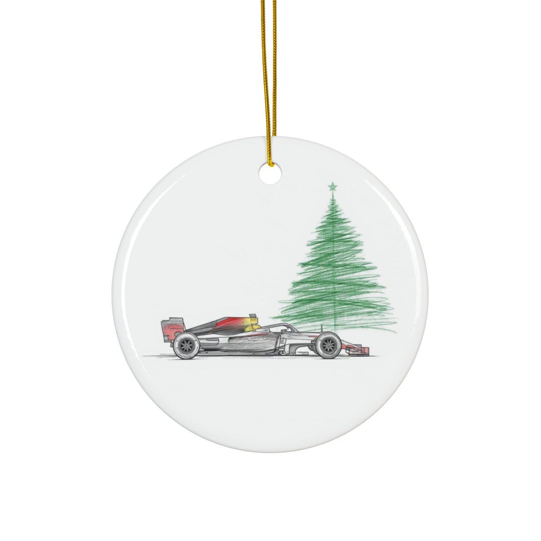 Formula One Christmas Race Car Ornament | Max Verstappen 33 - Etsy