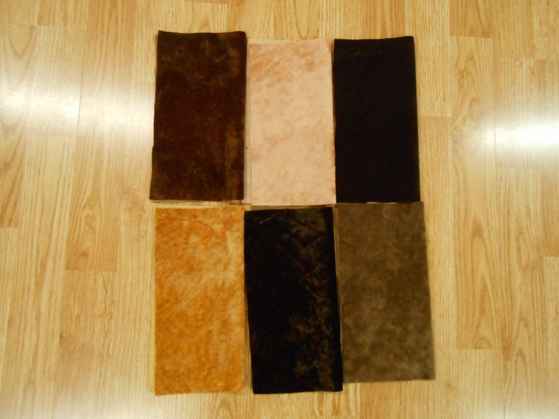 Vintage Thick BROWN LONG PILE Plush Rayon Velvet Craft Fabric for Mini ...