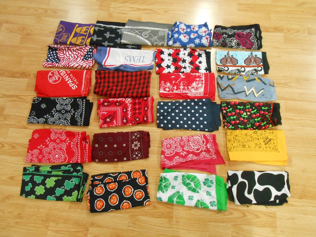 Mixed Lot of 25 Mixed Prints HIS & HERS Soft Cotton Biker Old School ...