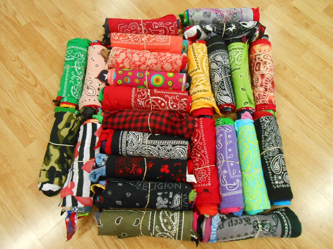 Lot of 10 Mixed Prints & Colors PAISLEY Old School Prints SOFT COTTON ...