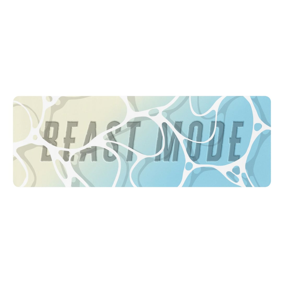 Beast Mode Sport Mat - 24"x72" Standard Size | Marine Beast Pilates Mat ...