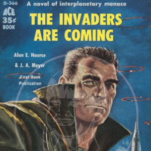 The Invaders Are Coming - 10x15 Giclée Canvas Print of a Vintage Pulp ...