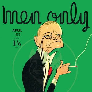 Men Only (apr 52) - 10x15 Giclée Canvas Print of a Vintage Men's ...