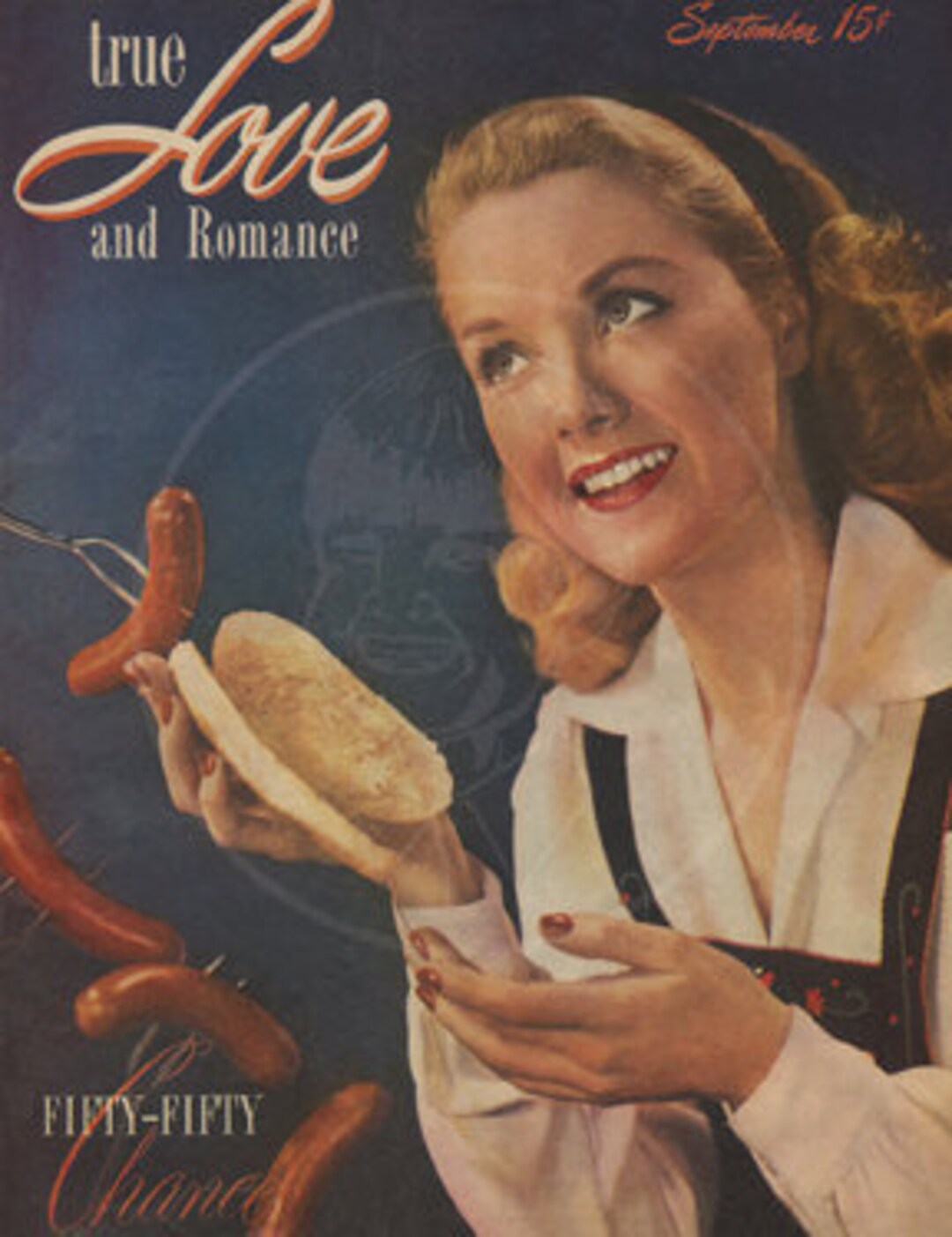 True Love and Romance (sept. 1947) - 10x13 Giclée Canvas Print of ...