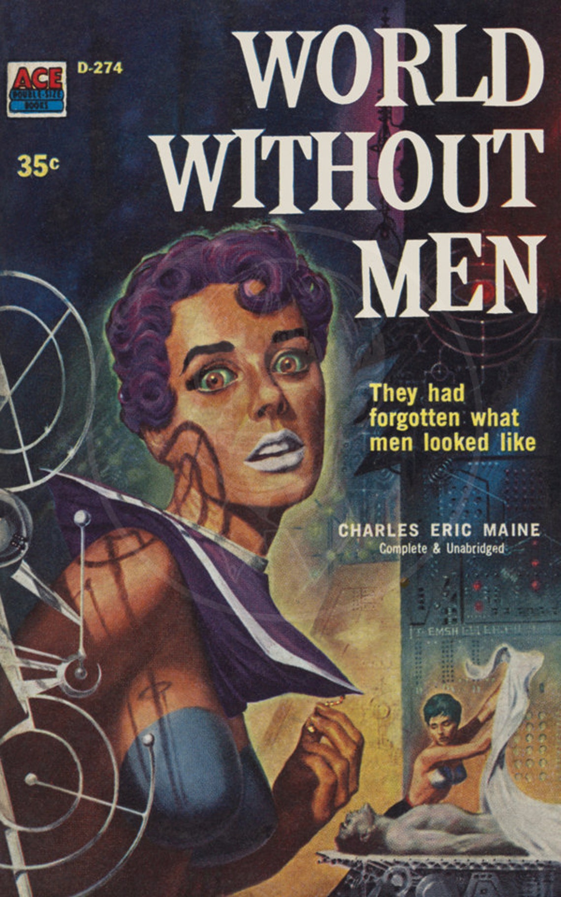 Mundo sin hombres 10 x 15 lienzo Giclée impresión de una | Etsy