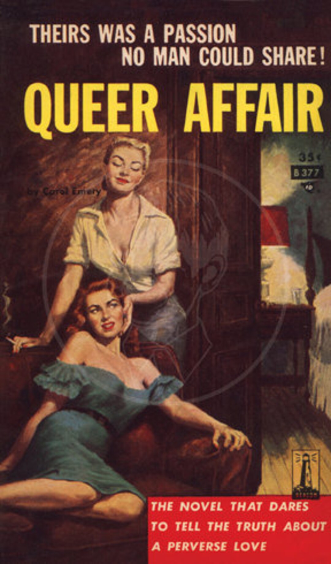 Queer Affair - 10x17 Giclée Canvas Print of a Vintage Pulp Paperback Cover - Etsy