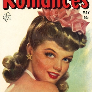 Glamorous Romances may 52 10x15 Giclée Canvas Print of a Vintage Pulp ...