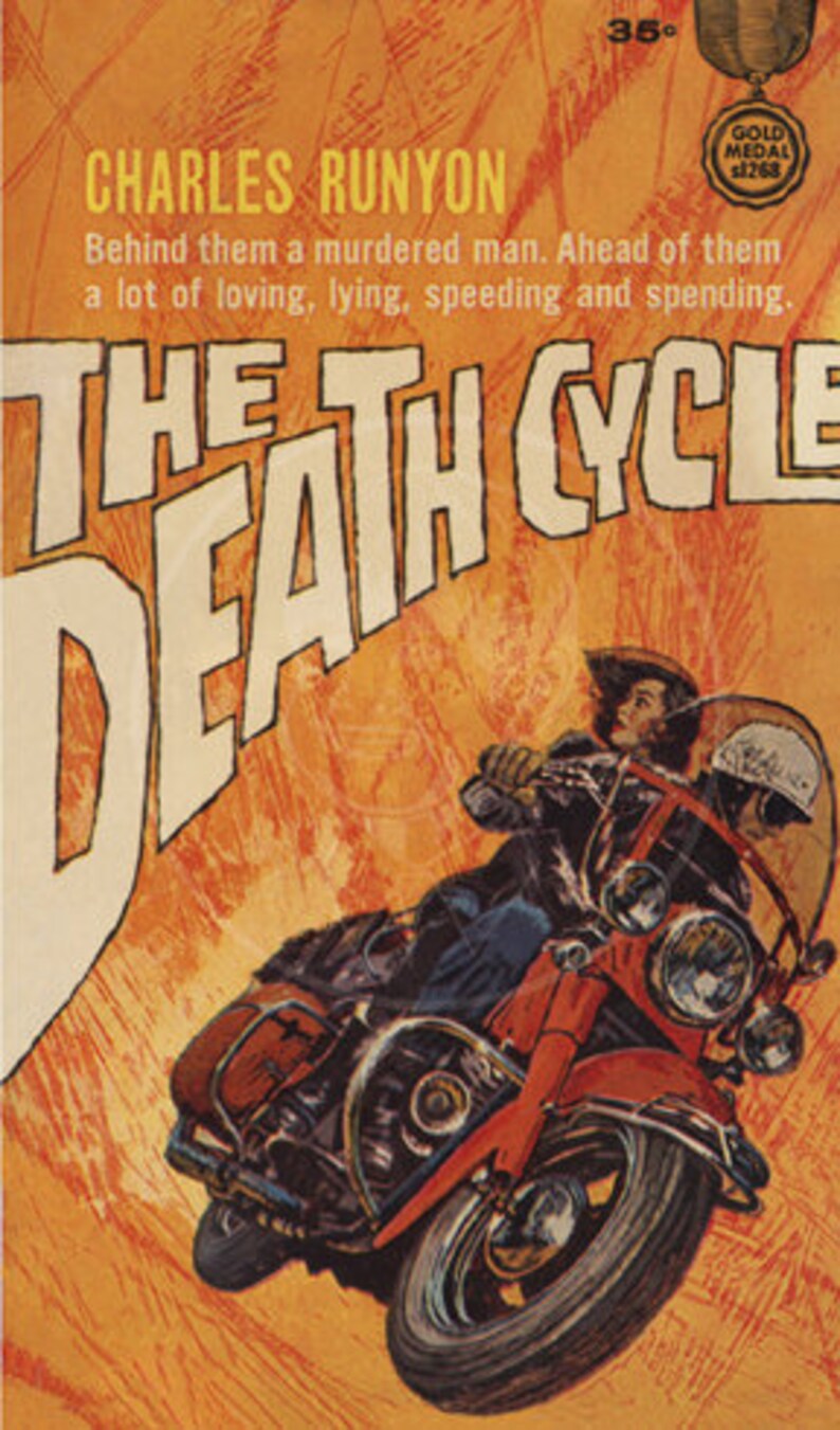 The Death Cycle 10 X 17 Giclée Canvas Print of a Vintage - Etsy