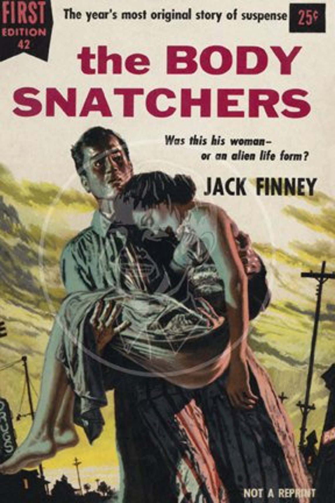 The Body Snatchers 10x15 Giclée Canvas Print of a Vintage | Etsy