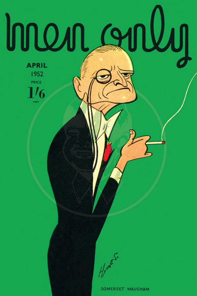 Men Only apr 52 10x15 Giclée Canvas Print of a Vintage - Etsy