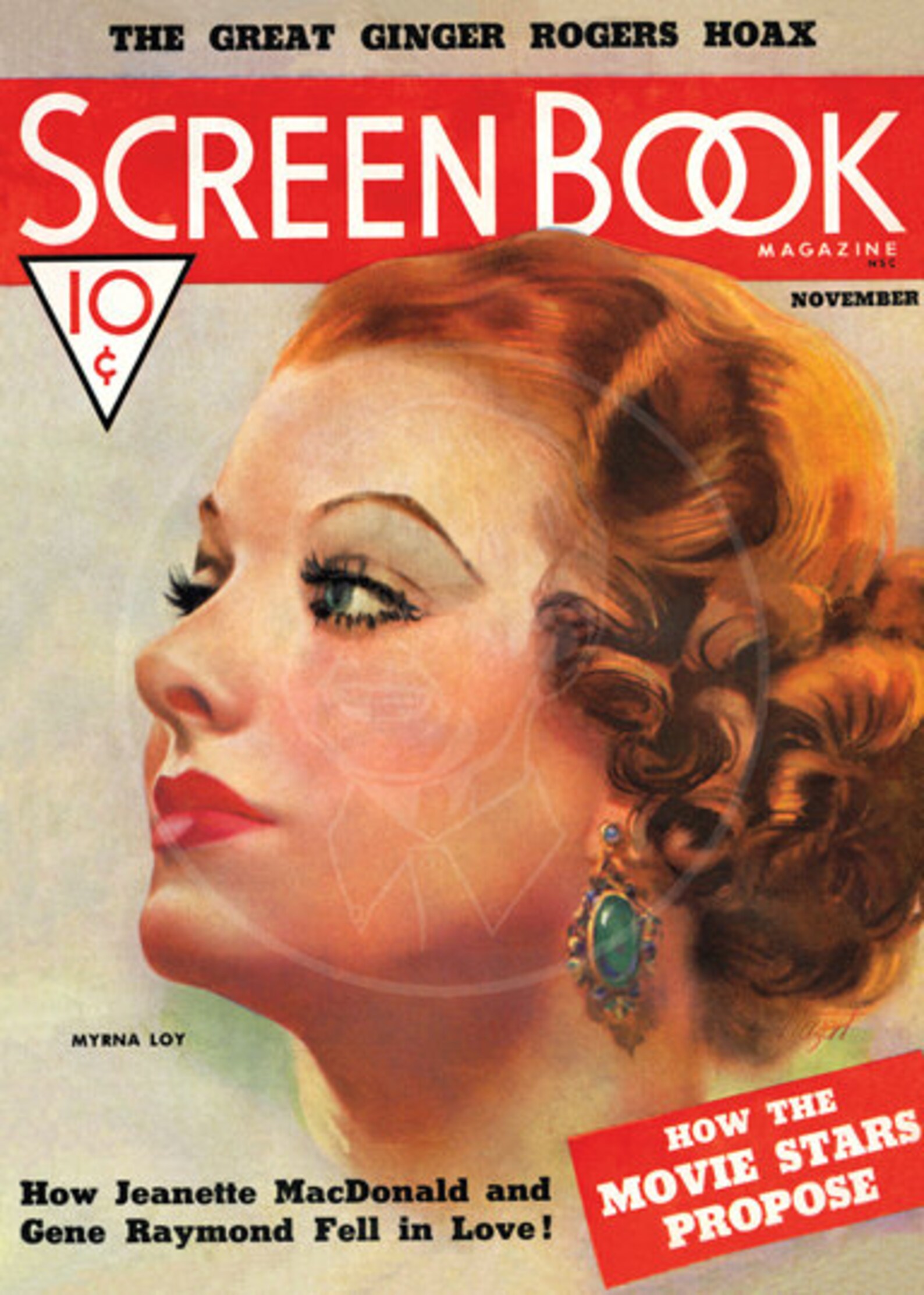 Screen Book Nov 1936 10x14 Giclée Canvas Print of Vintage | Etsy