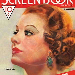 Screen Book (nov 1936) - 10x14 Giclée Canvas Print of Vintage Movie ...
