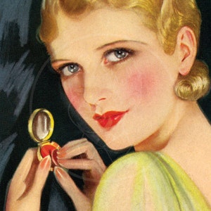 Princess Pat Makeup Ad Art - 10x16 Giclée Canvas Print of a Vintage ...