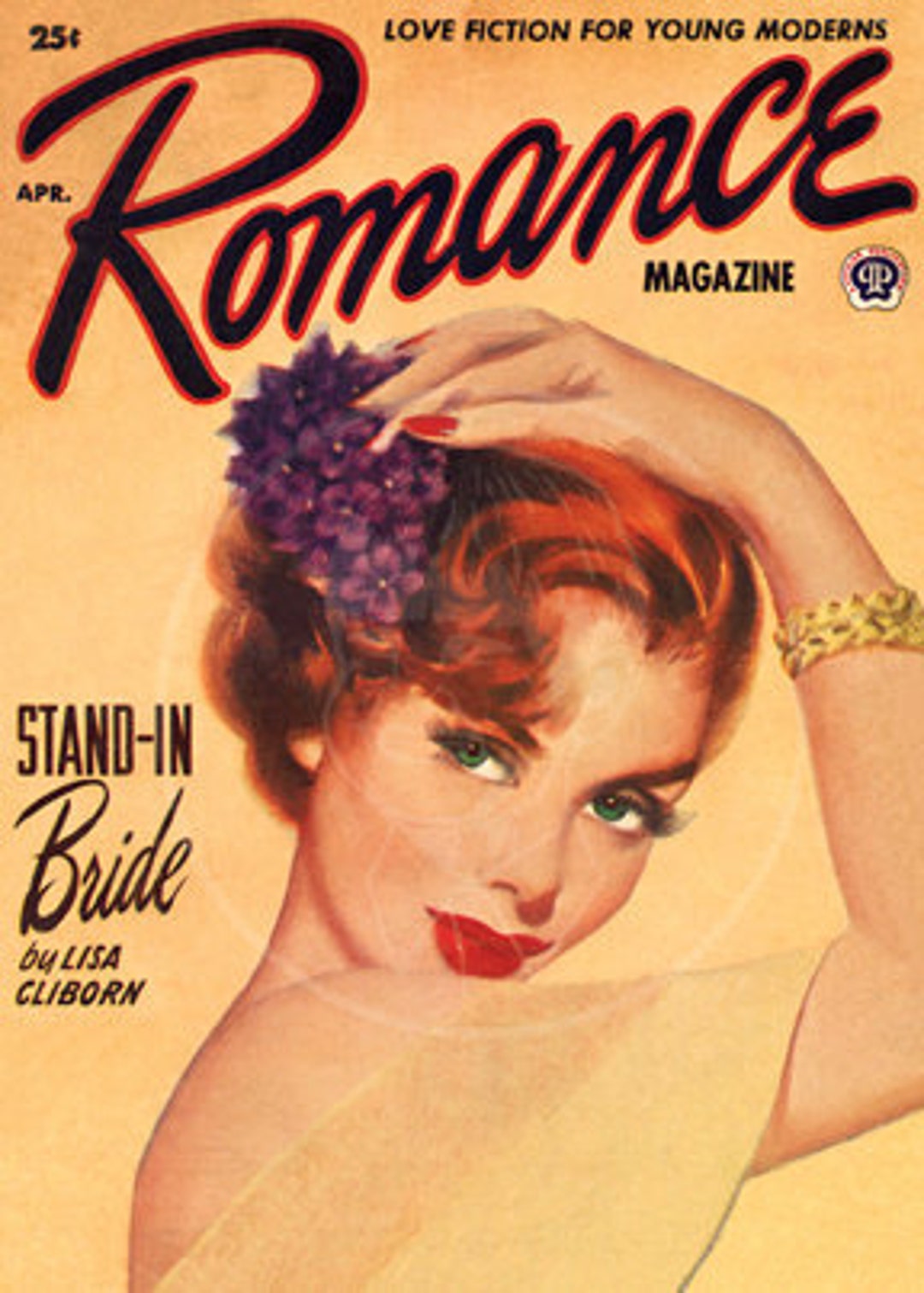 Romance Magazine (april 1953) - 10x14 Giclée Canvas Print Ofa Vintage ...