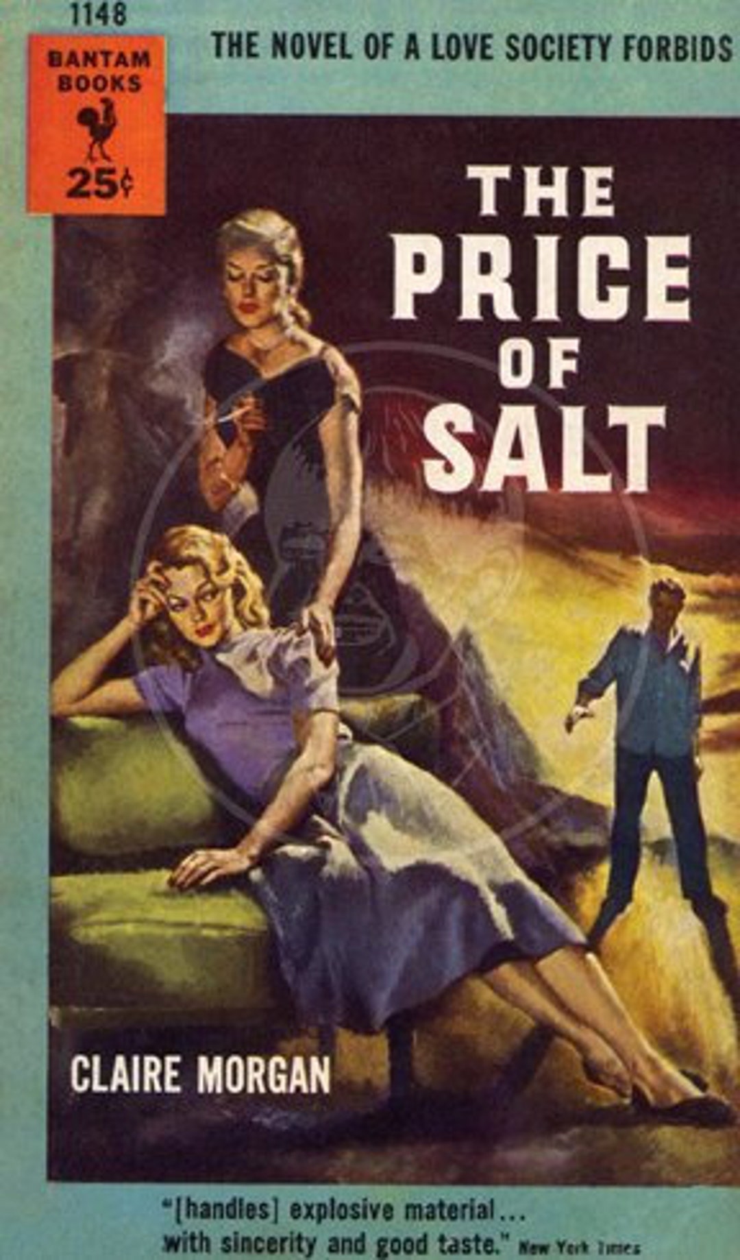 The Price of Salt - 10x17 Giclée Canvas Print of Vintage Pulp Paperback ...