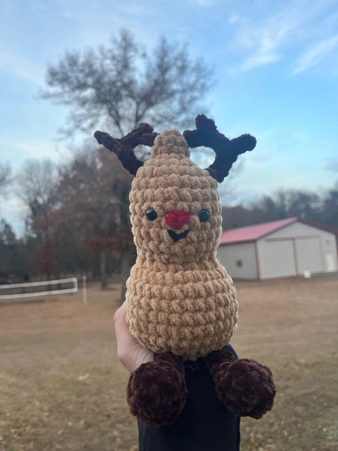 Jellycat Crochet Pattern- Amigurumi Pattern Jellycat Peanut Reindeer ...