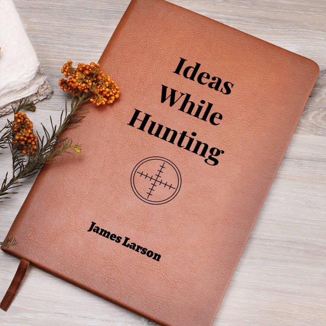 Personalized Deer Hunting Journal, Engraved Leatherette Journal for ...