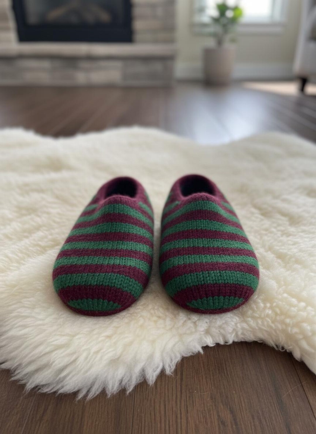 Crochet Slipper Socks Pattern, Knit-look Crochet Slippers, Cozy House ...