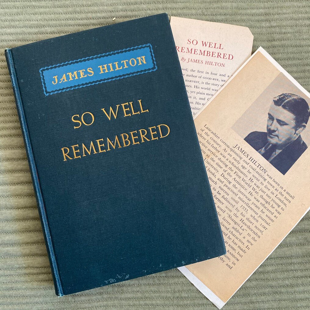 So Well Remembered // 1945 FIRST EDITION - Etsy