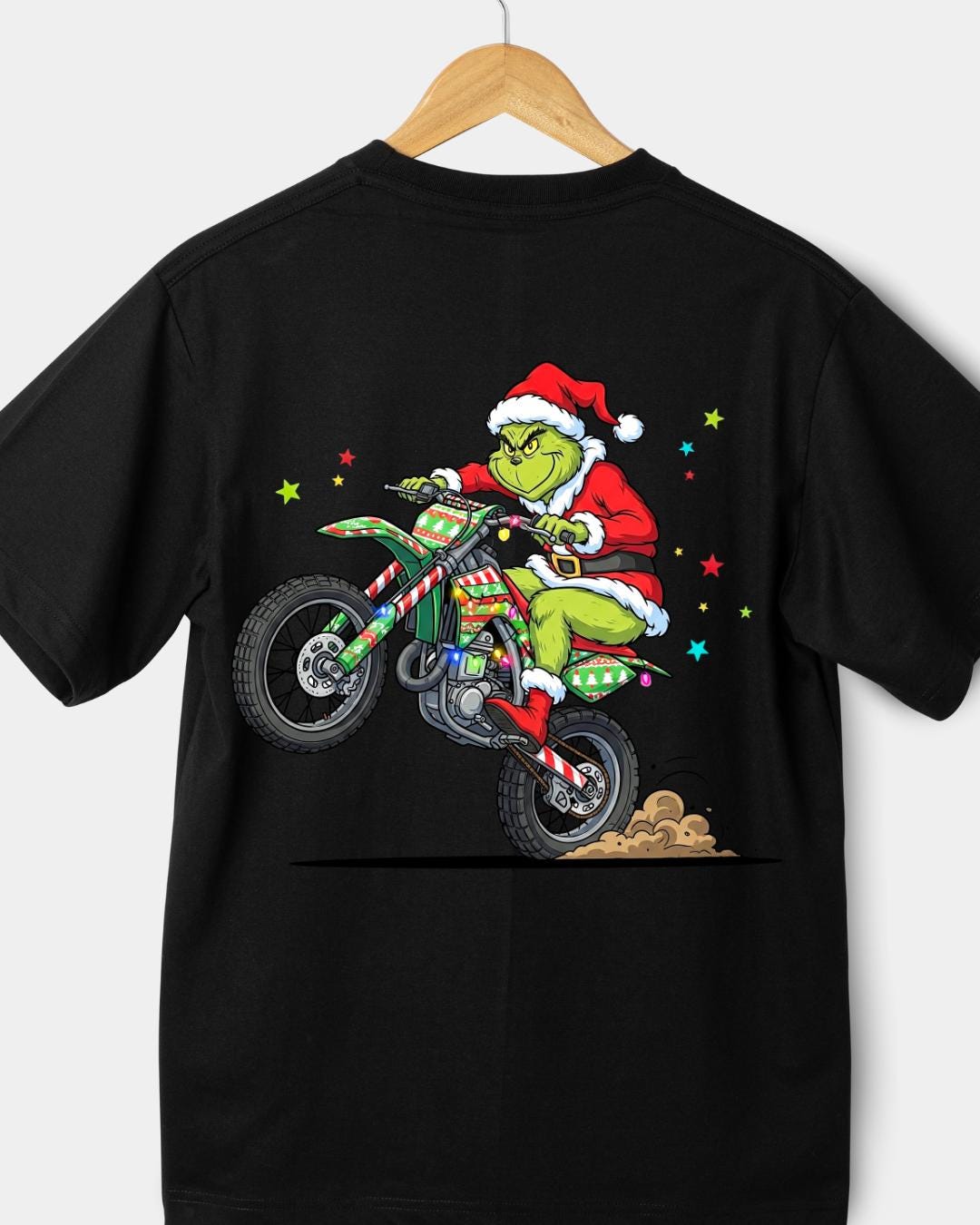 Christmas Grinch Dirt Bike Rider PNG, Grinch Motorcycle Christmas ...