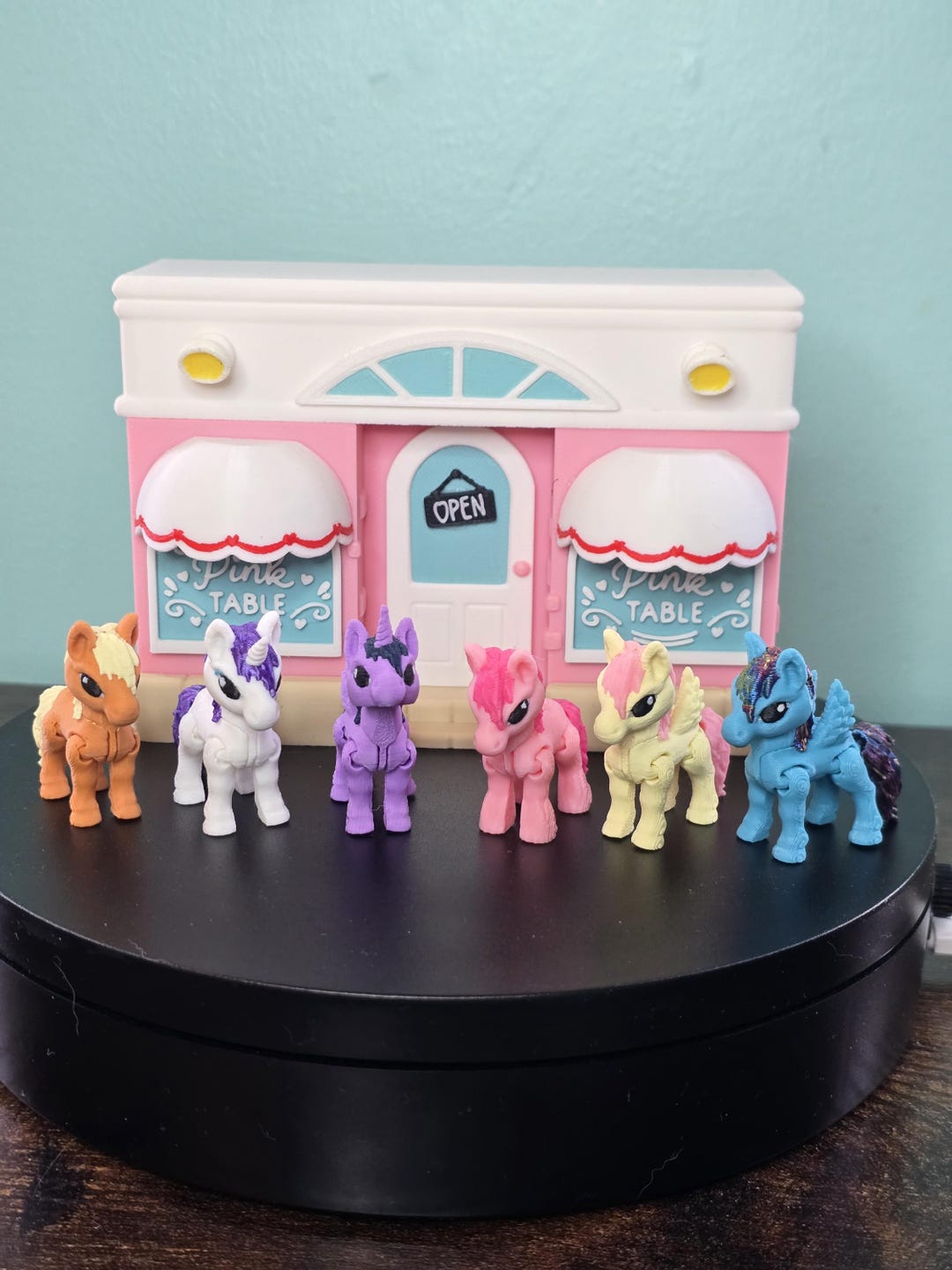 Mini Unicorn, Alicorn & Pegasus Figures – 3D Printed Fantasy Creatures ...