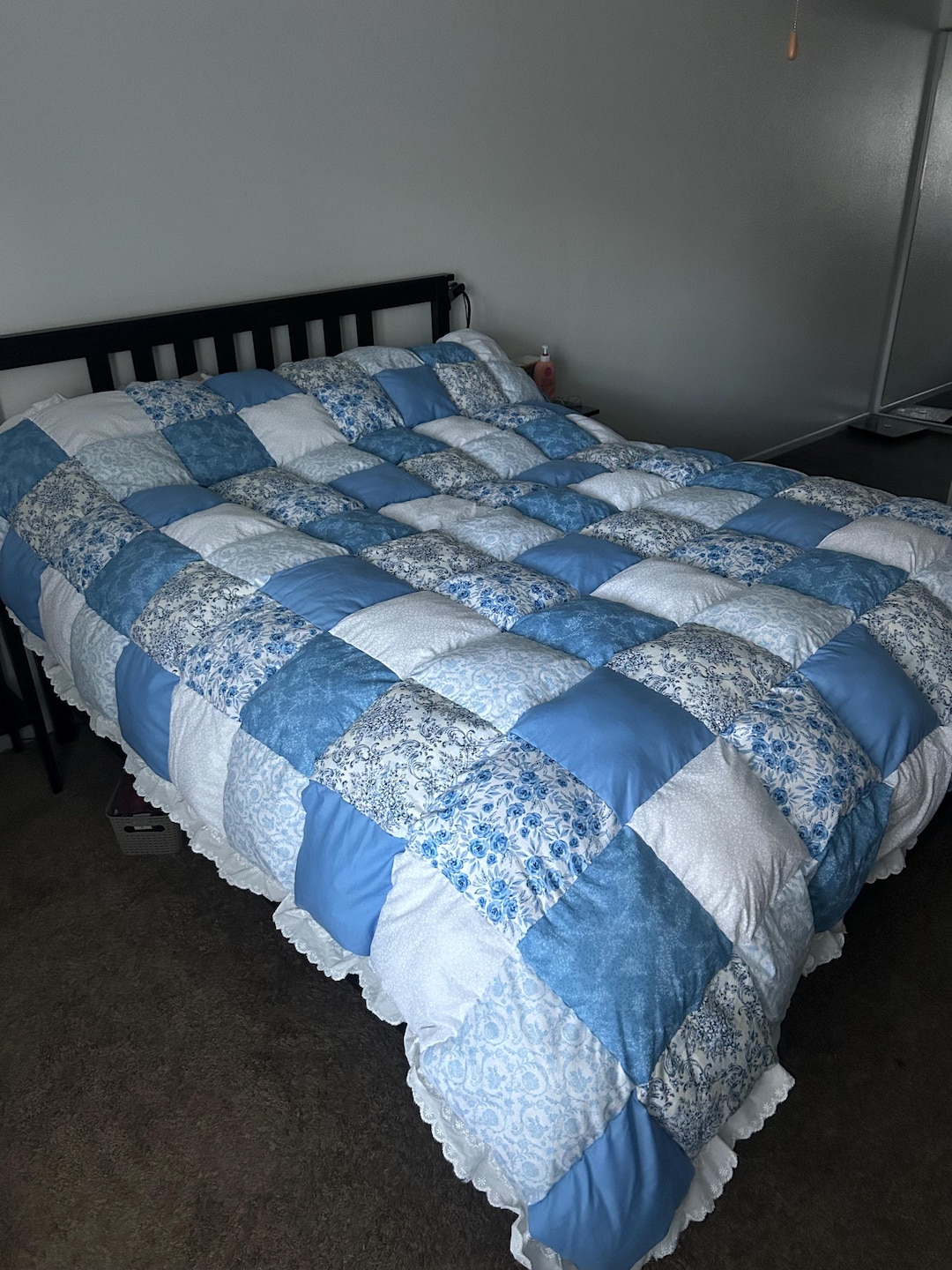 Puffer Quilt | Custom Blanket | Personalized Bedding | Dorm Room Must ...