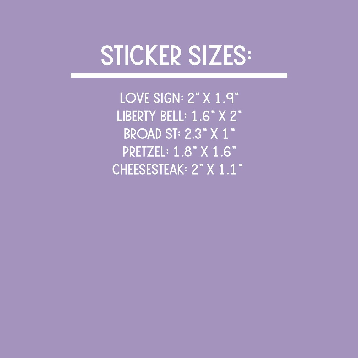 Philadelphia Sticker Bundle | Philly Stickers | City Landmark Vinyl ...