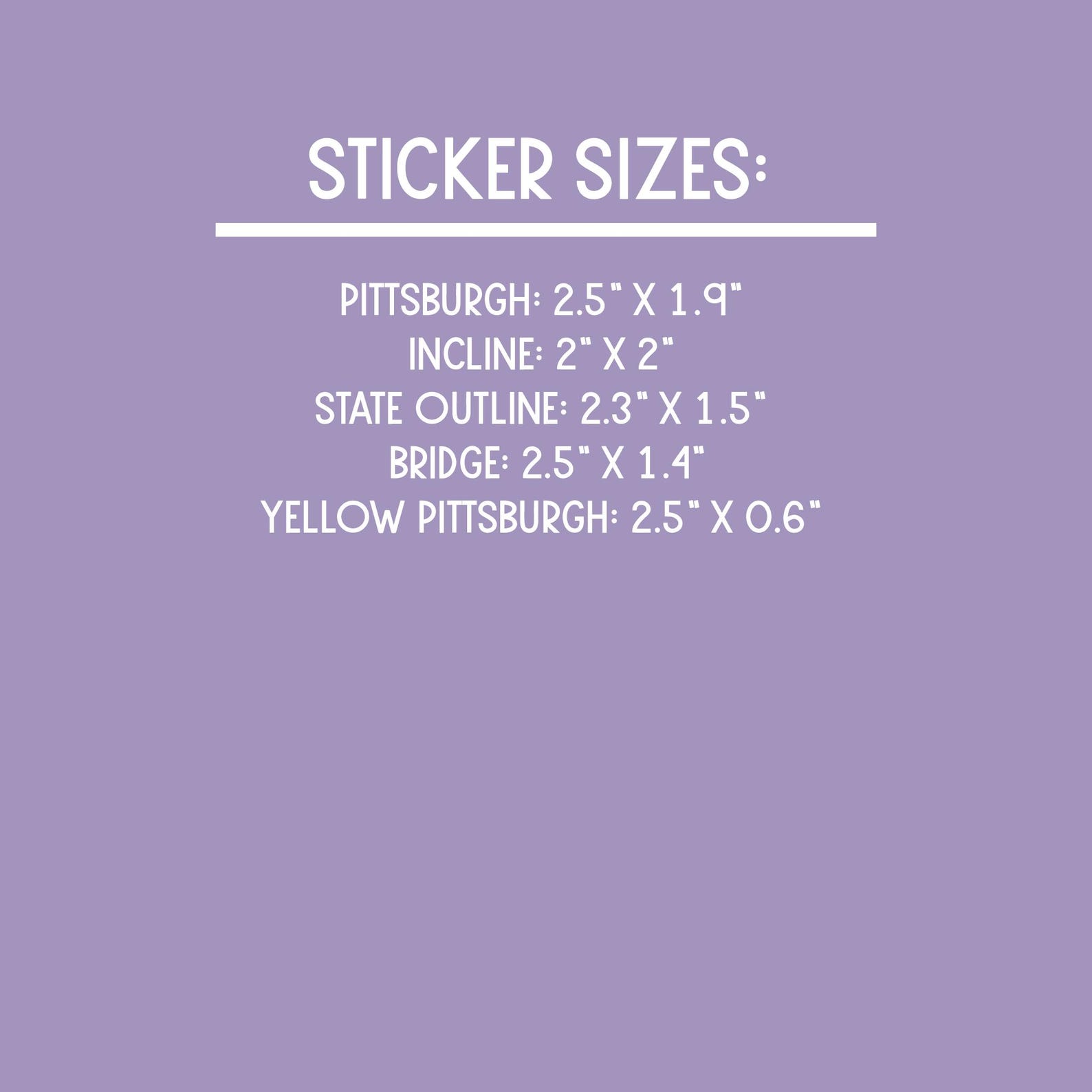 Pittsburgh Sticker Bundle | Steel City Stickers | Pittsburgh Skyline ...