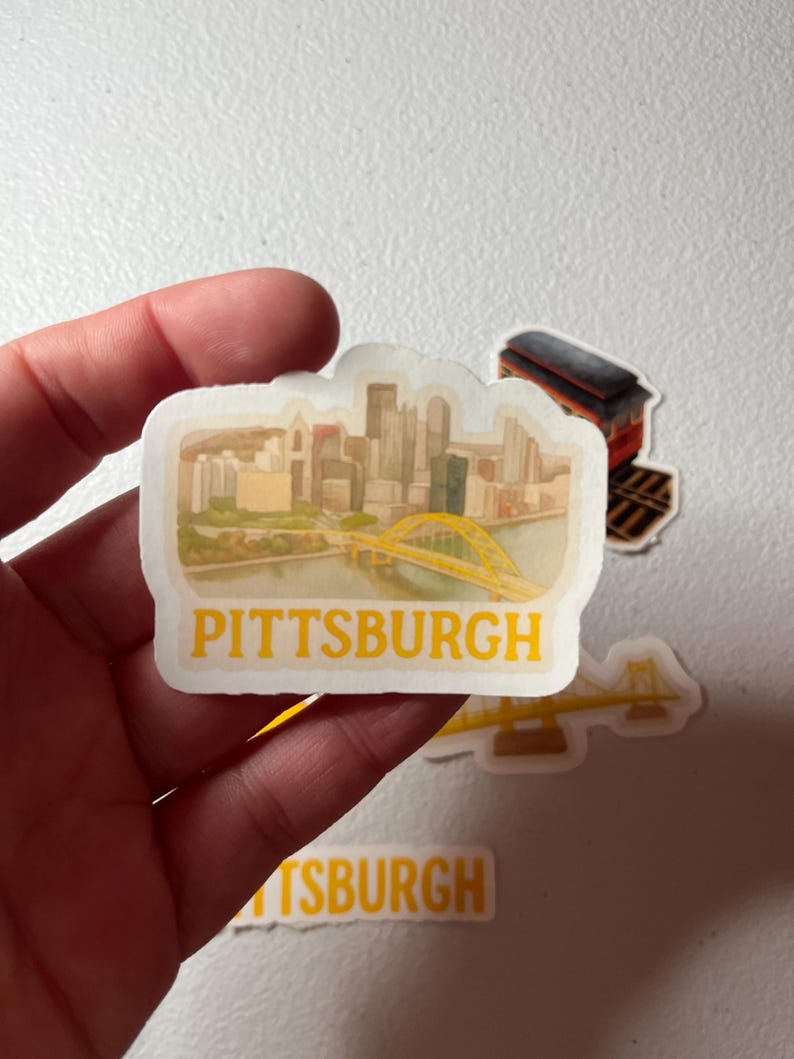 Pittsburgh Sticker Bundle | Steel City Stickers | Pittsburgh Skyline ...