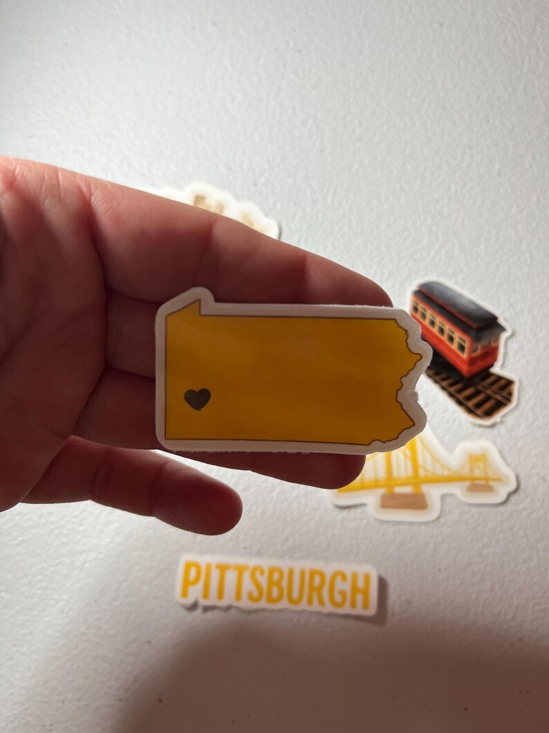 Pittsburgh Sticker Bundle | Steel City Stickers | Pittsburgh Skyline ...