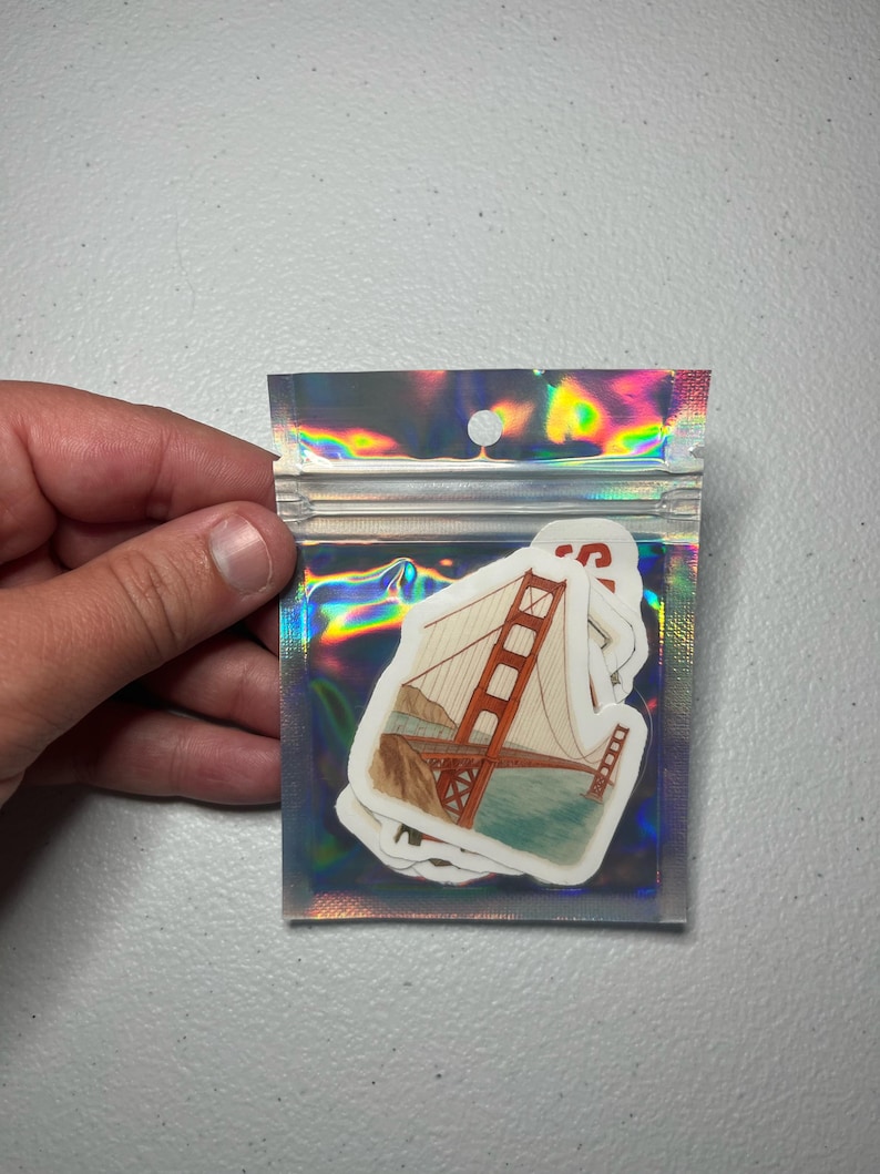 San Francisco Sticker Bundle | California Stickers | Golden Gate Vinyl ...
