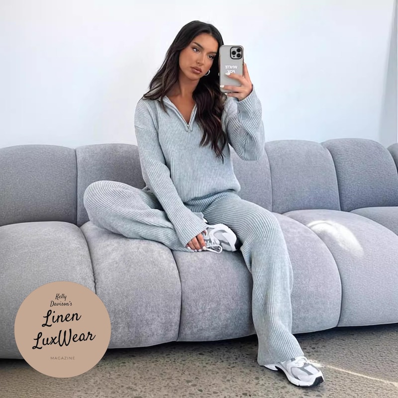 Two Piece Ribbed Set - Etsy