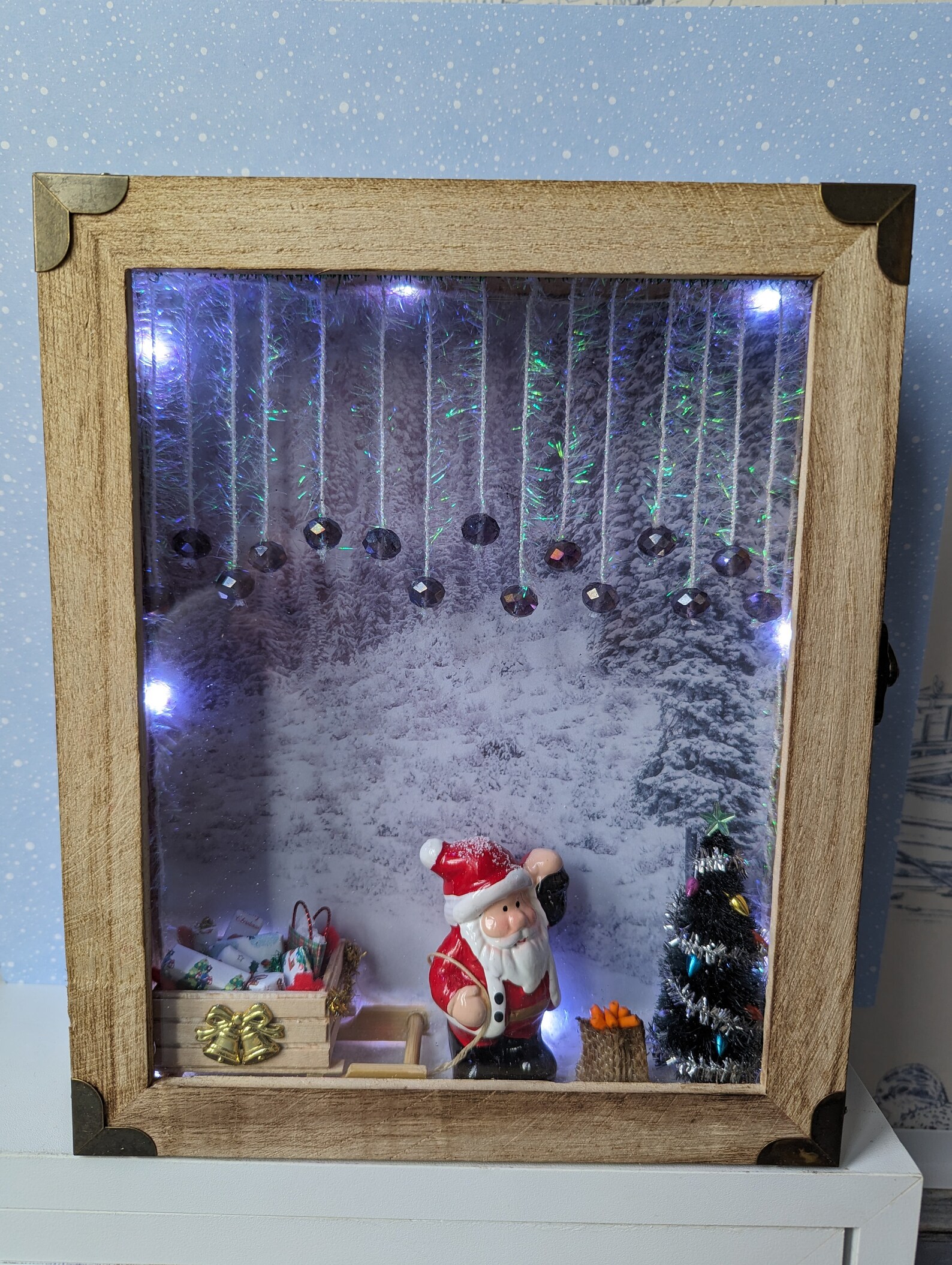 Christmas Diorama Shadowbox/wall Art With Handmade 12th Scale ...